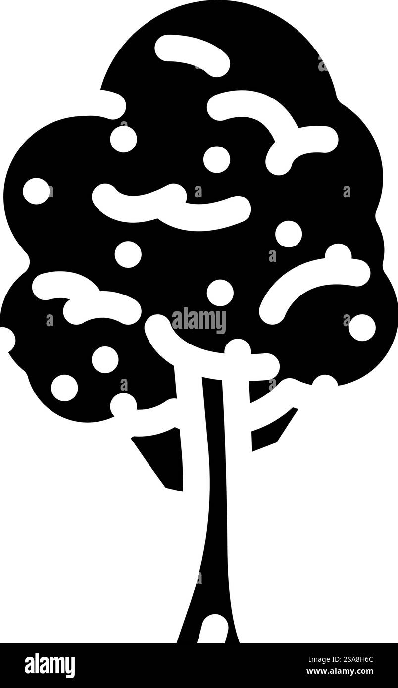 padauk tree jungle amazon glyph icon vector. padauk tree jungle amazon ...