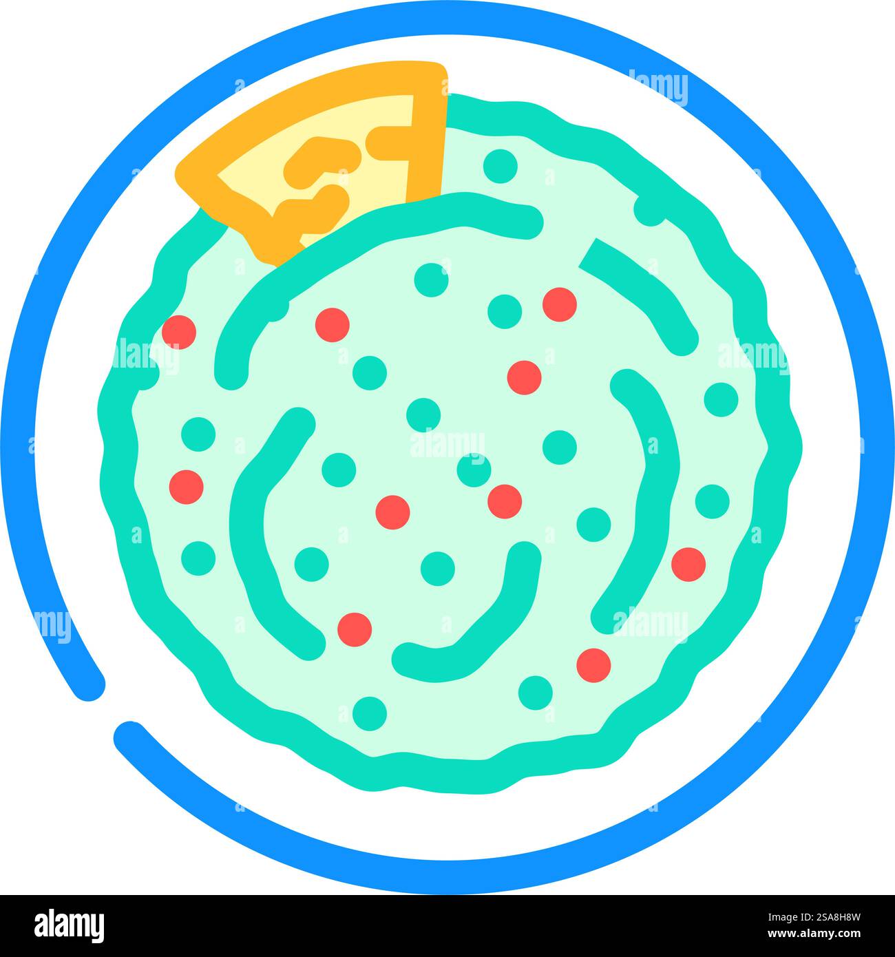 guacamole mexican cuisine color icon vector. guacamole mexican cuisine ...
