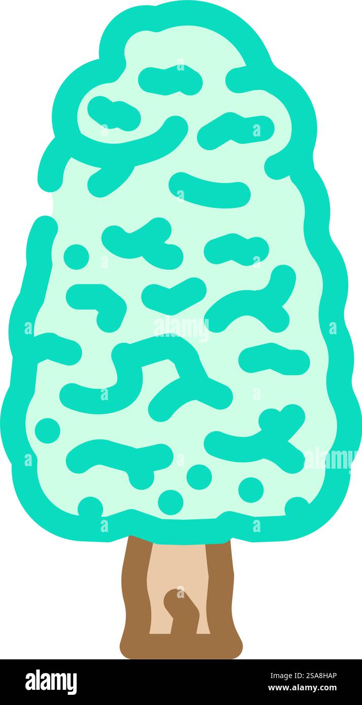 kauri tree jungle amazon color icon vector. kauri tree jungle amazon ...