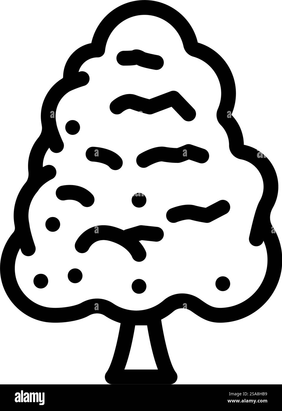 durian tree jungle amazon line icon vector. durian tree jungle amazon ...