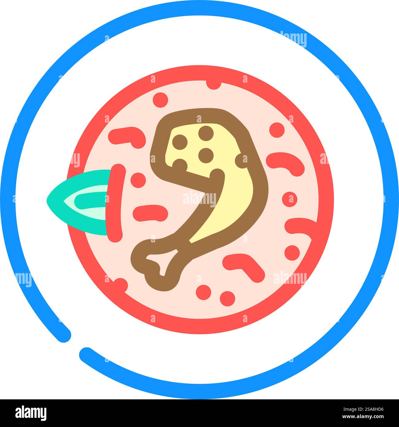 coq au vin french cuisine color icon vector. coq au vin french cuisine ...