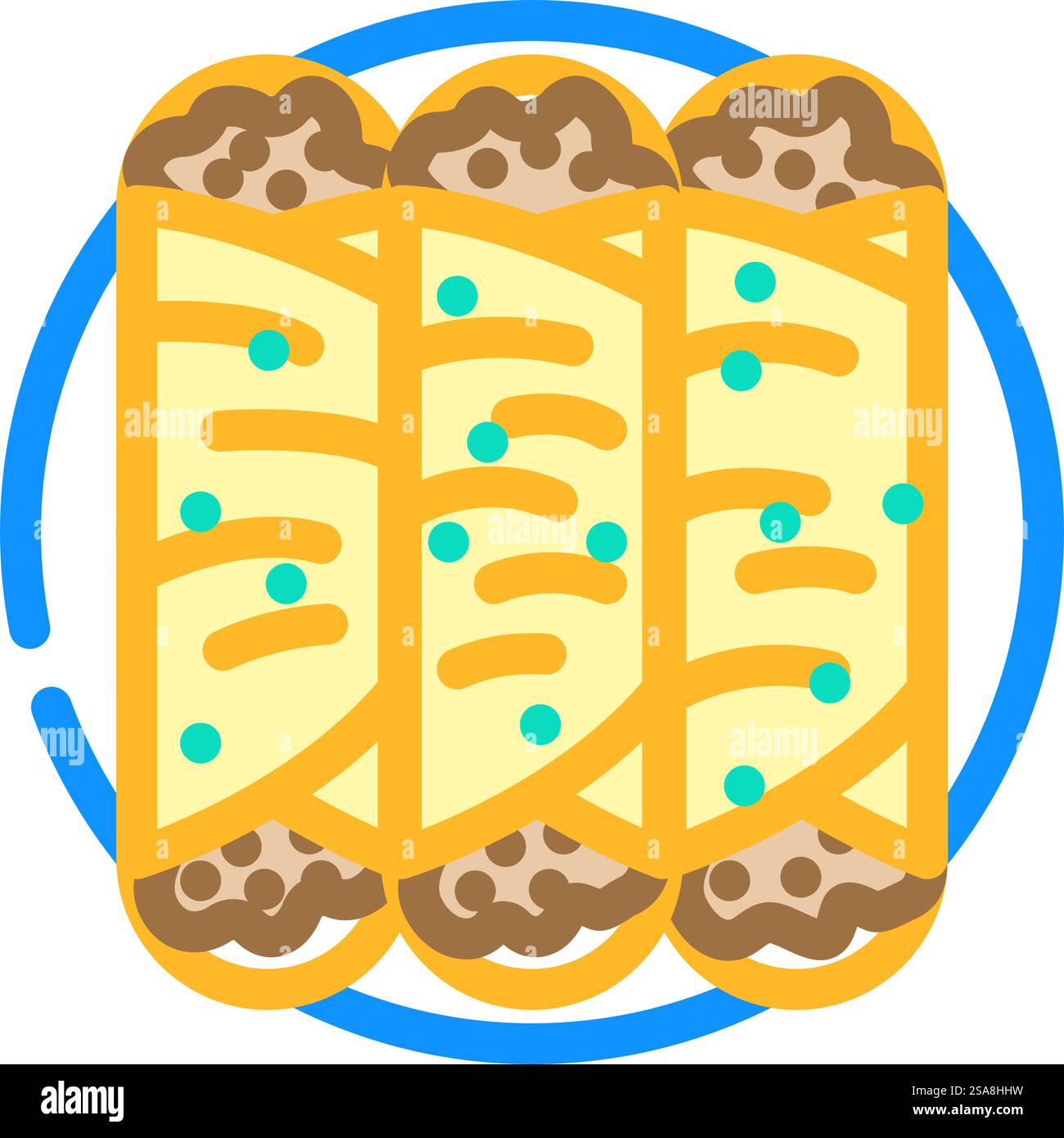 enchiladas mexican cuisine color icon vector. enchiladas mexican ...