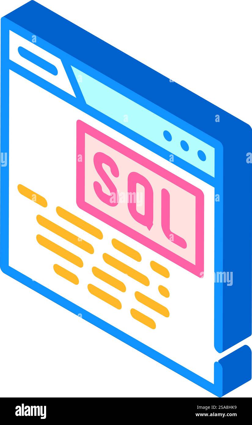 sql query database isometric icon vector. sql query database sign ... sql query database isometric icon vector. sql query database sign ...