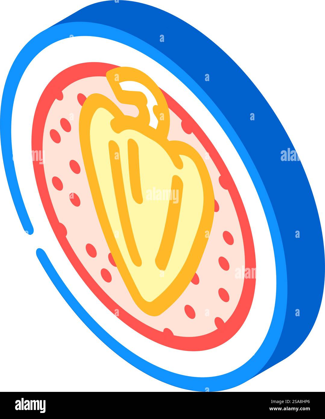 chiles rellenos mexican cuisine isometric icon vector. chiles rellenos ...