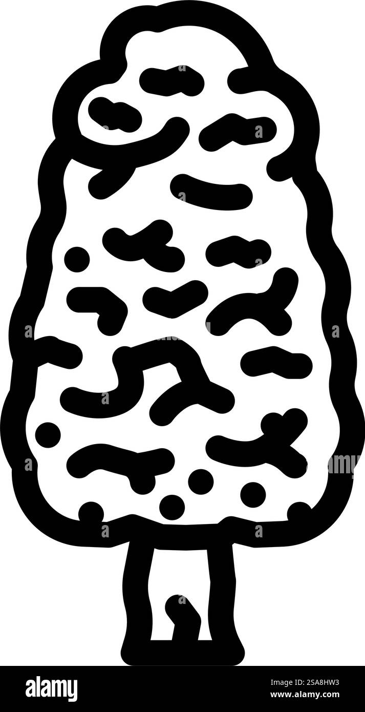 kauri tree jungle amazon line icon vector. kauri tree jungle amazon ...