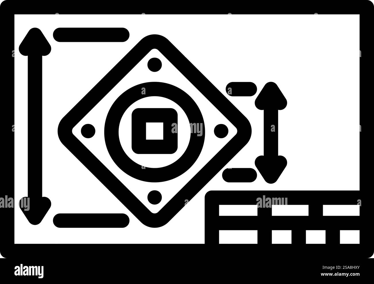 2d drafting architectural drafter line icon vector. 2d drafting ...