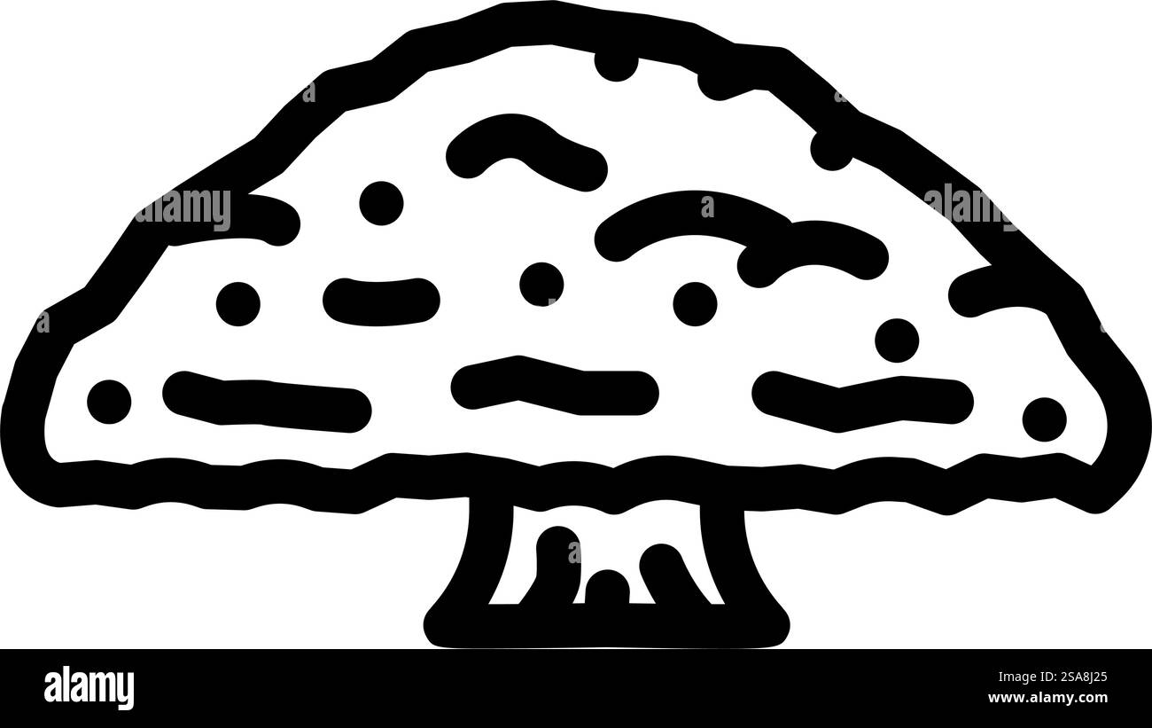 ceiba jungle amazon line icon vector. ceiba jungle amazon sign ...