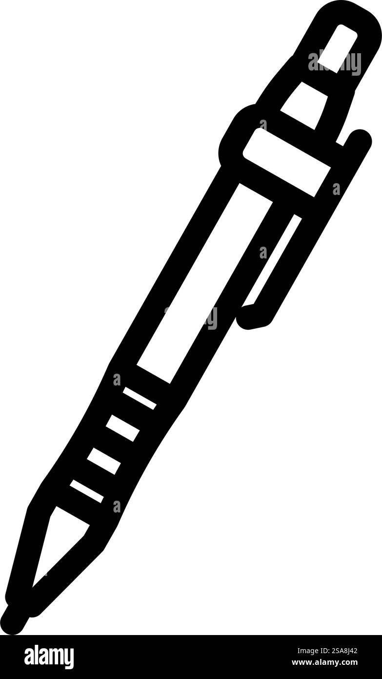 drafting pencil architectural drafter line icon vector. drafting pencil ...