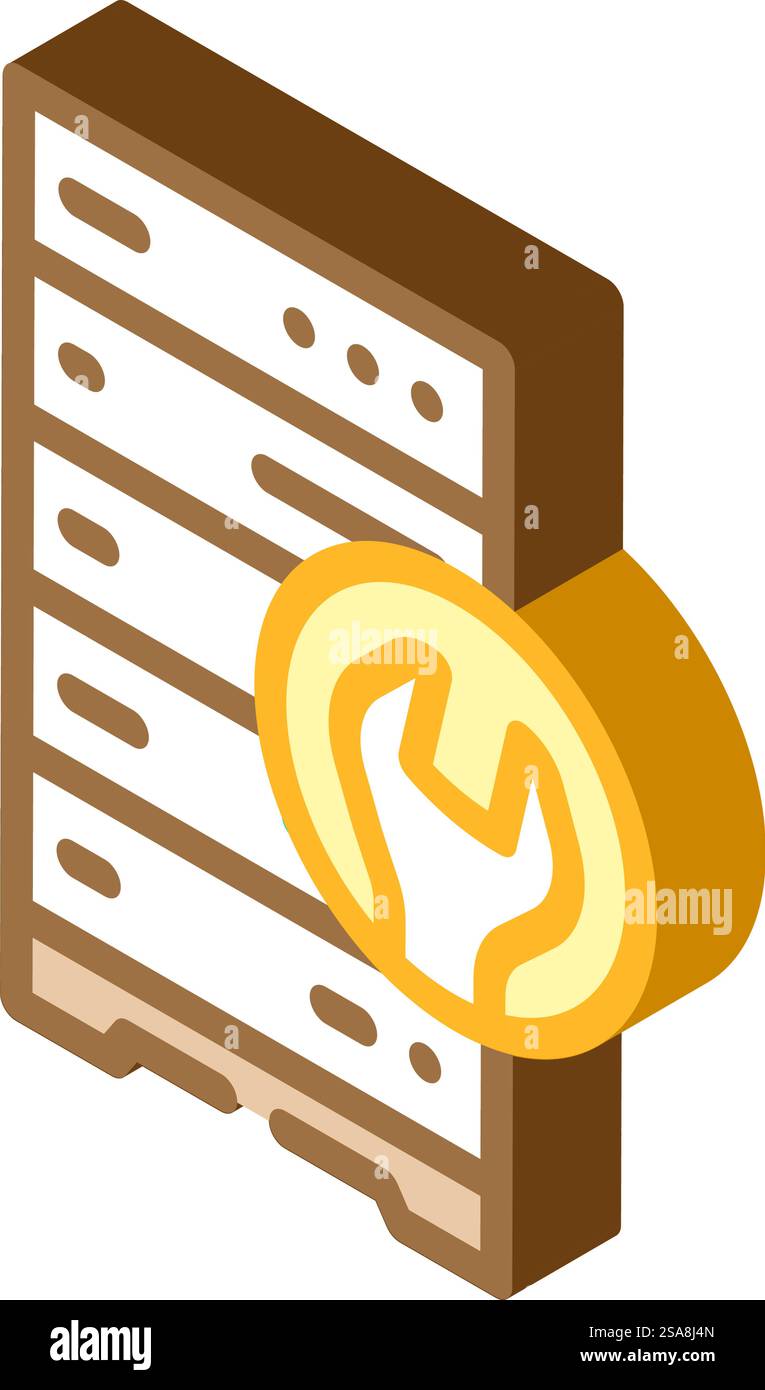 Server maintenance database isometric Cut Out Stock Images & Pictures ...