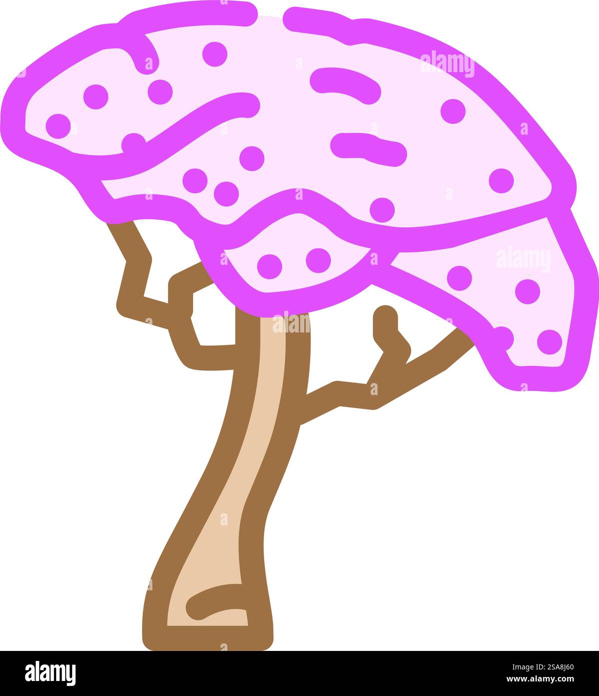 ipe jungle amazon color icon vector. ipe jungle amazon sign. isolated ...