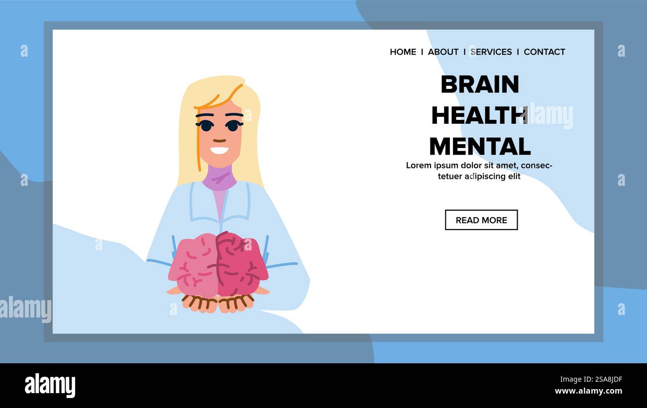 psychology brain health mental vector. day care, therapy disease ...