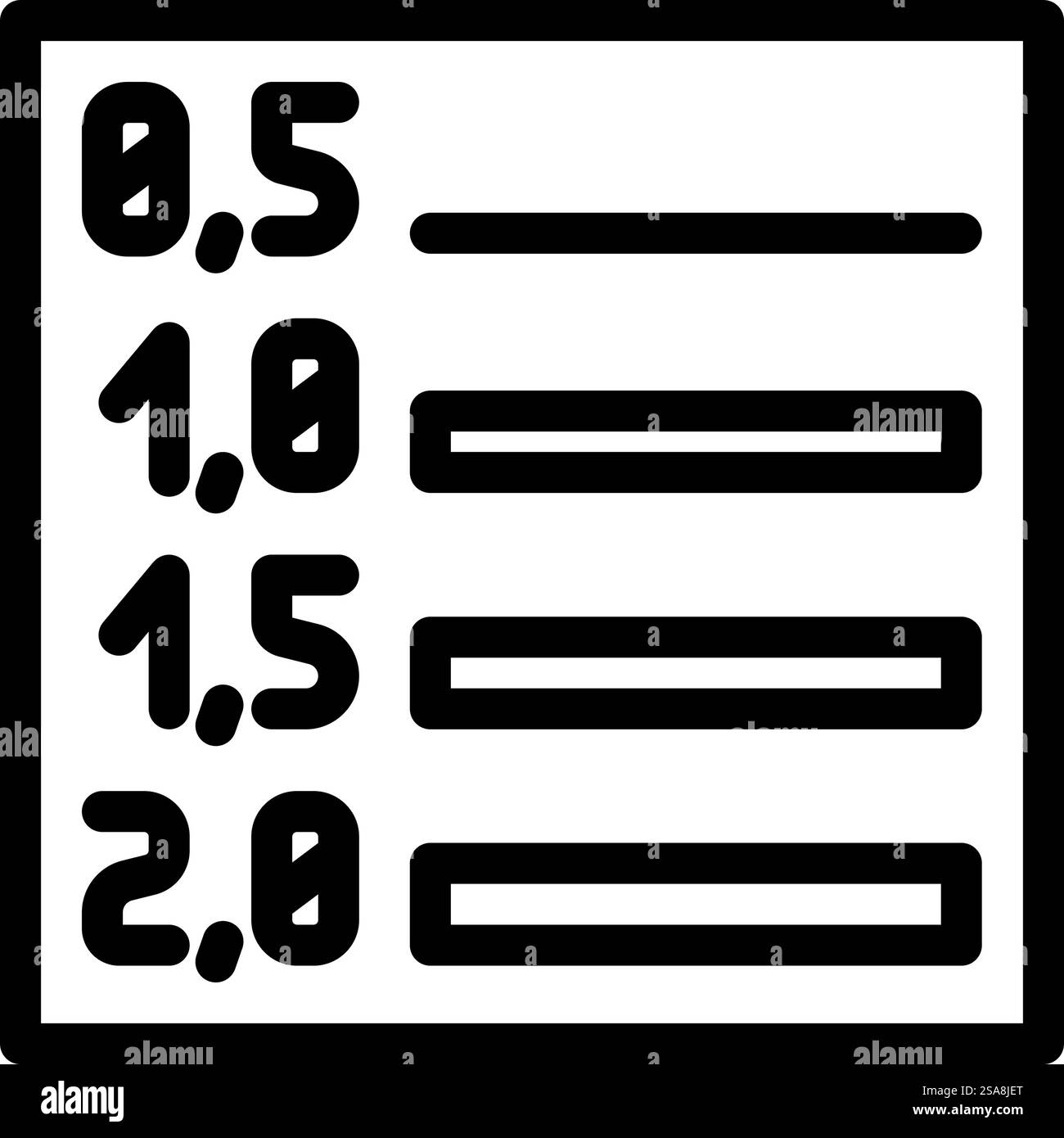 line weights architectural drafter line icon vector. line weights ...