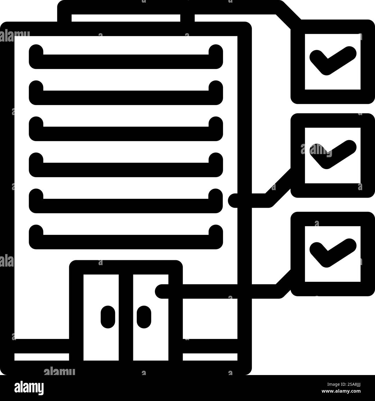 building specifications architectural drafter line icon vector ...