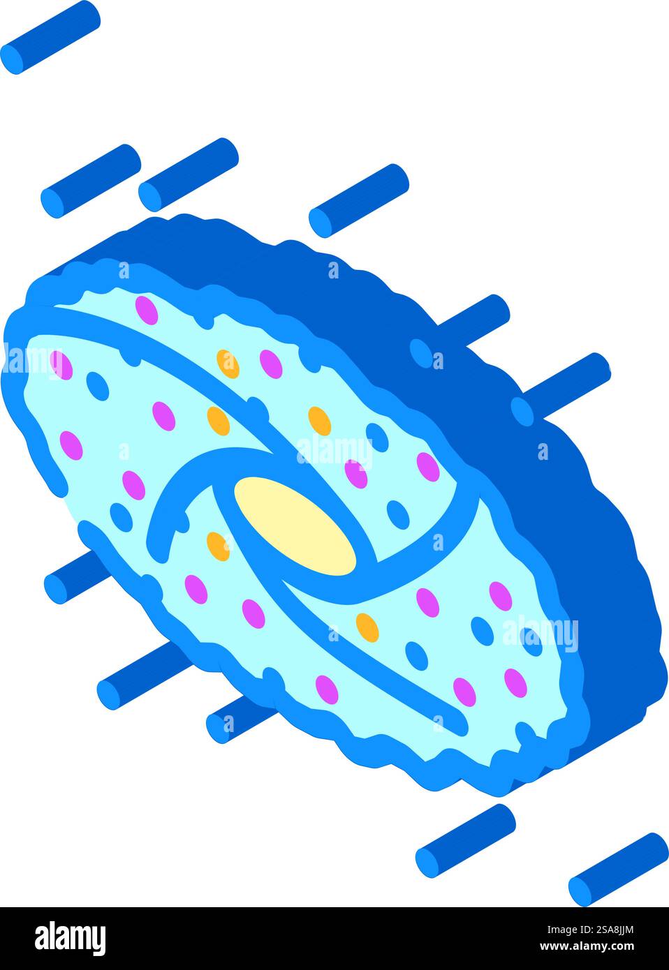 nebula space exploration isometric icon vector. nebula space ...