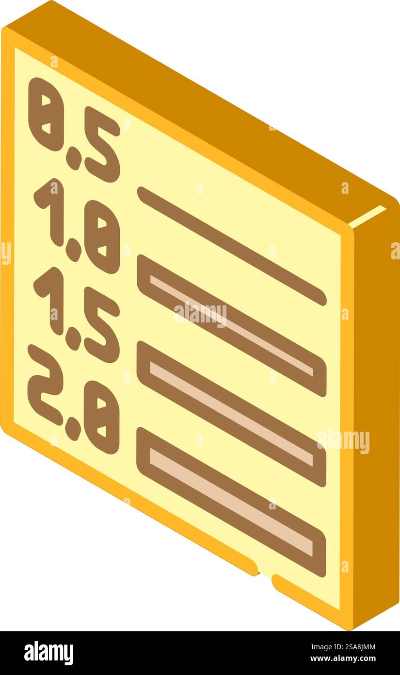 line weights architectural drafter isometric icon vector. line weights ...