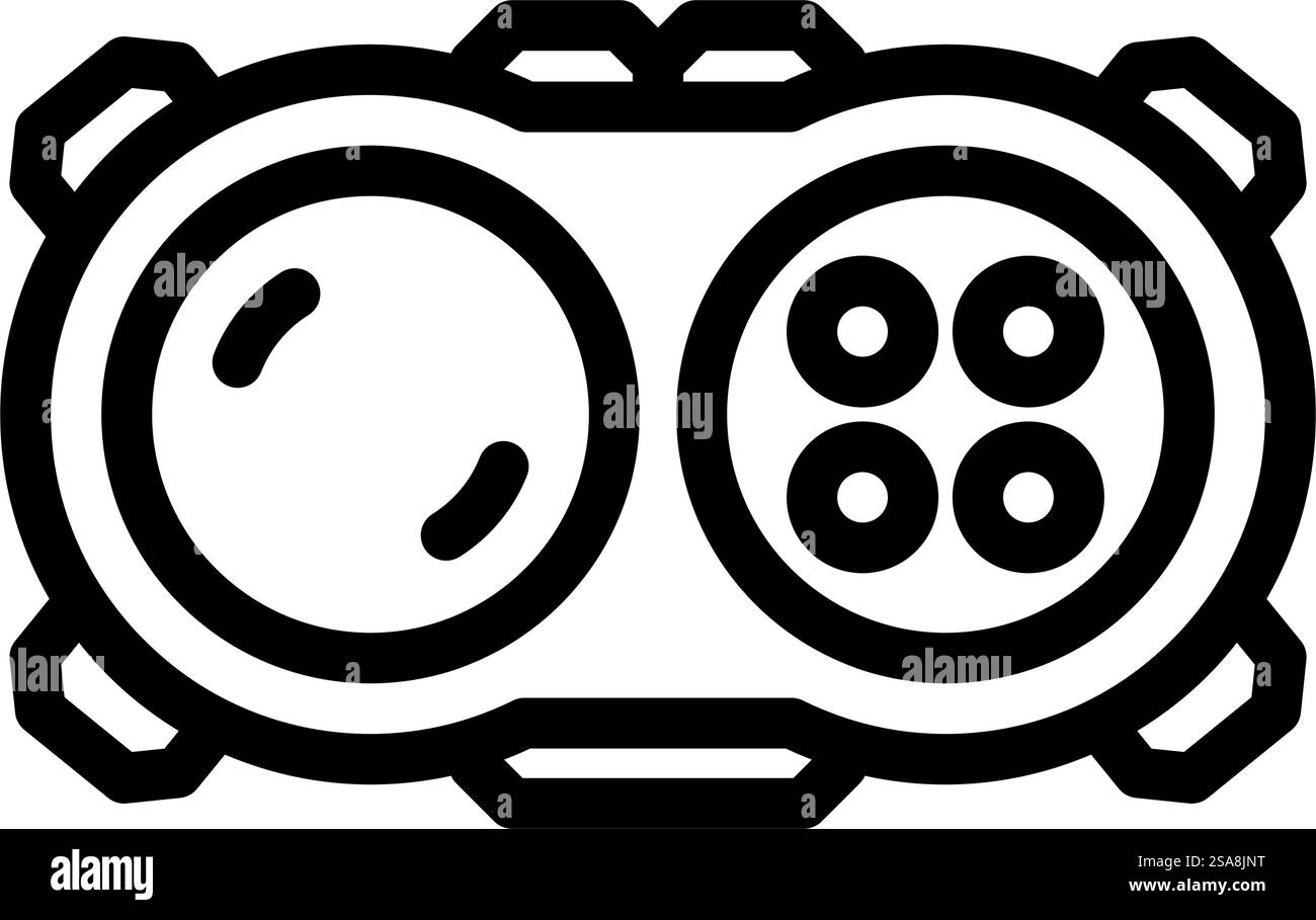 fidget pad fidget toy line icon vector. fidget pad fidget toy sign ...