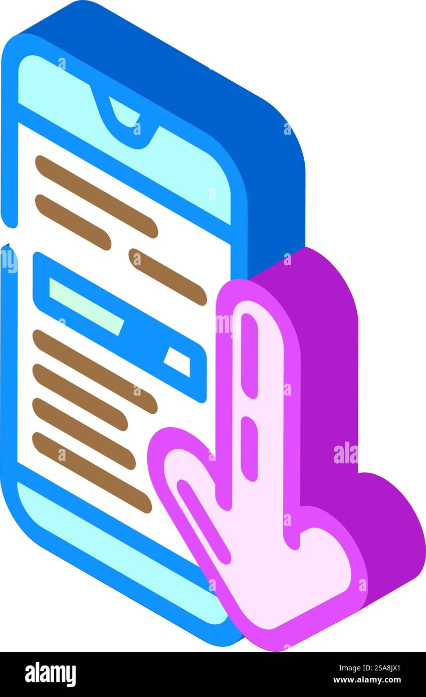 closed envelope message loading isometric icon vector. closed envelope ...