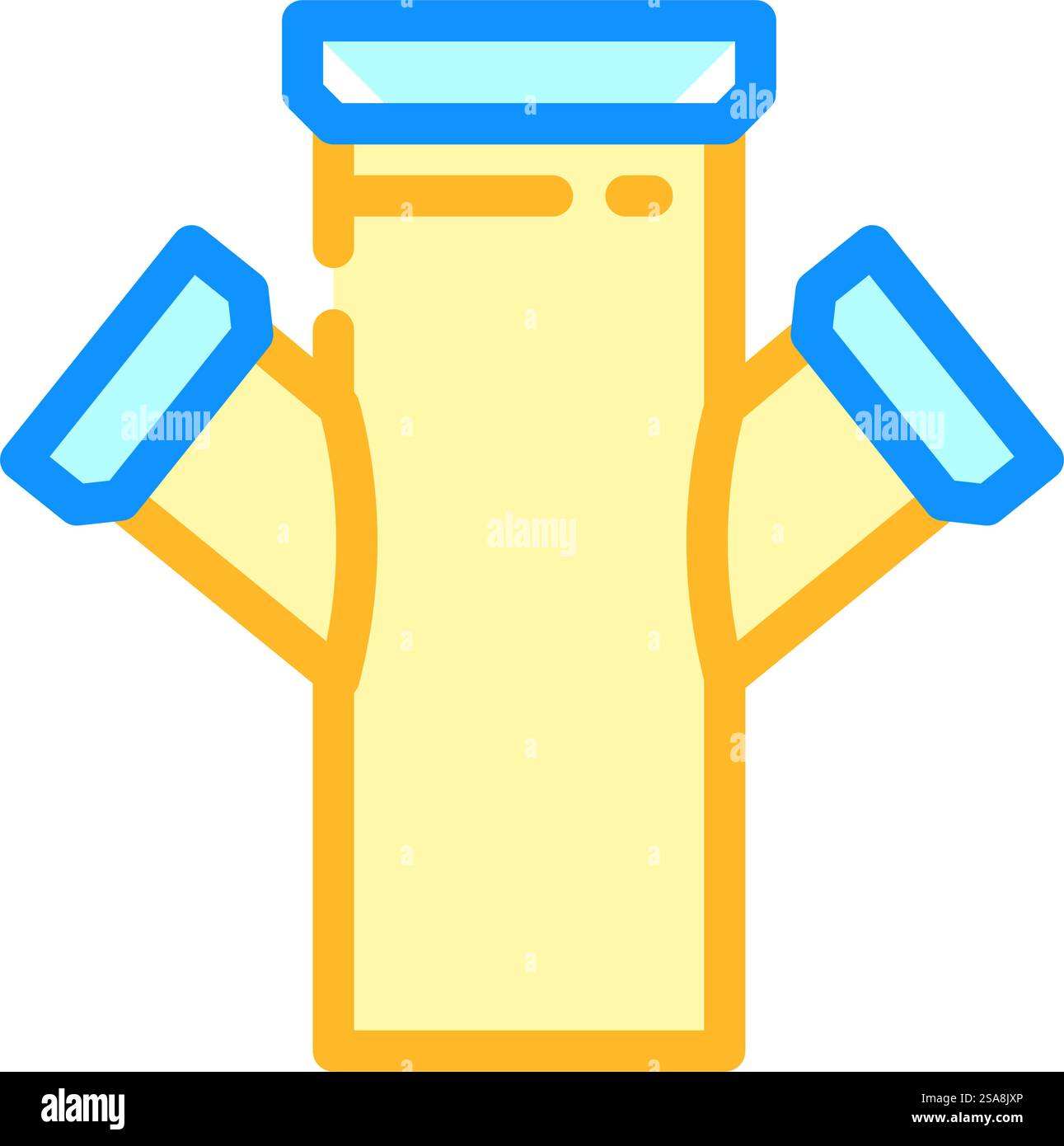 supply pipeline color icon vector. supply pipeline sign. isolated ...