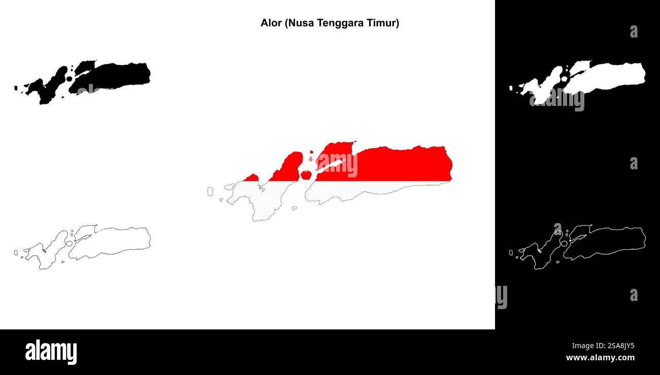 Alor eps map hi-res stock photography and images - Alamy