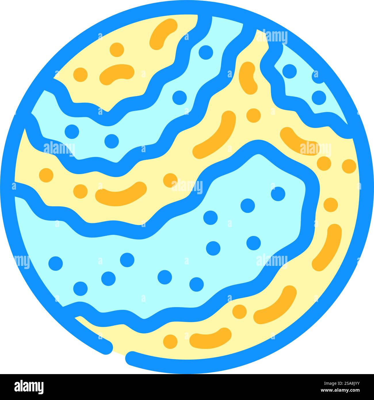 bouncy ball fidget toy color icon vector. bouncy ball fidget toy sign ...