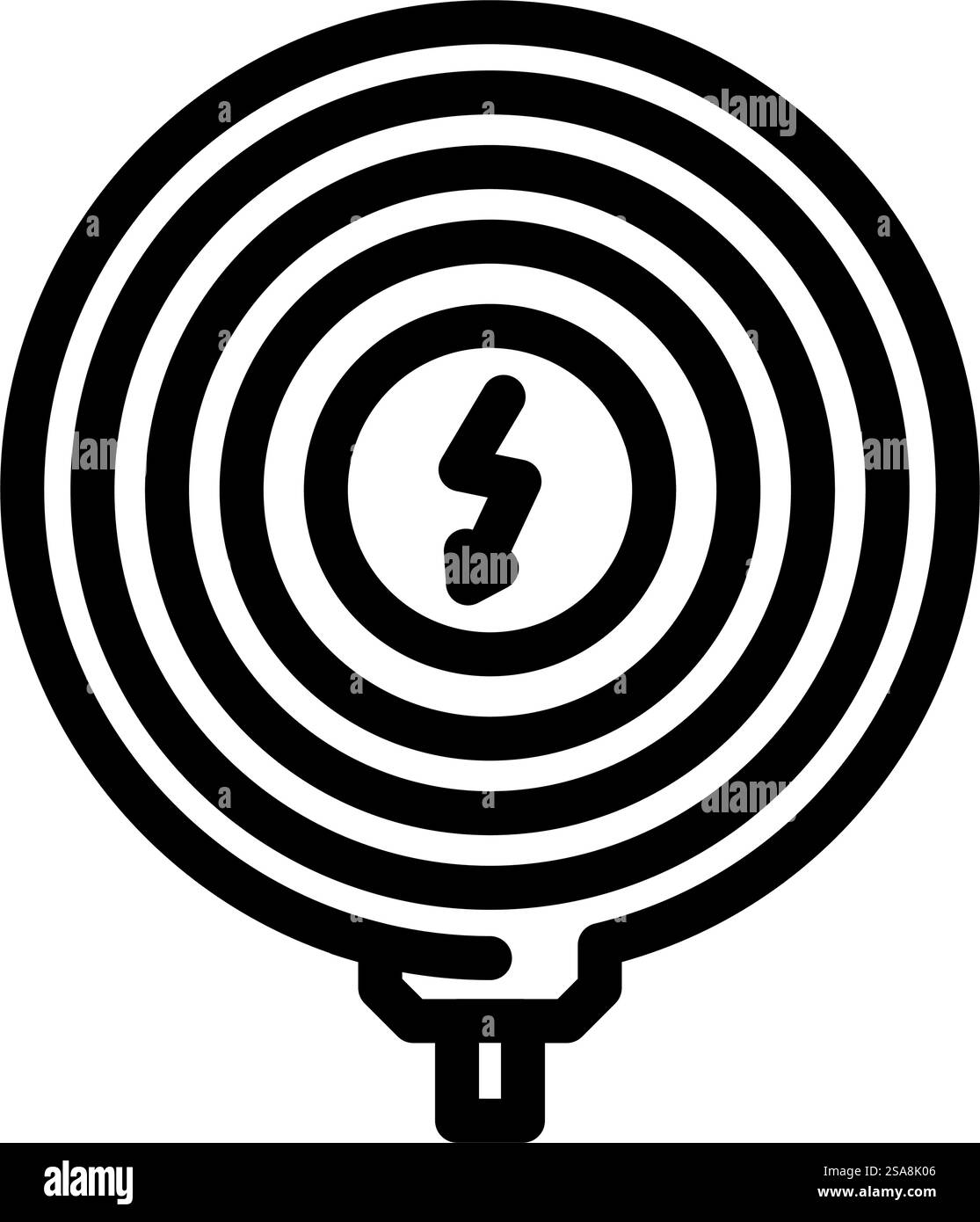 wireless charging line icon vector. wireless charging sign. isolated ...