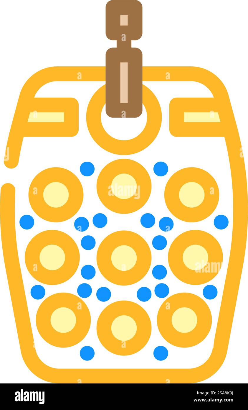 tactile toy fidget color icon vector. tactile toy fidget sign. isolated ...