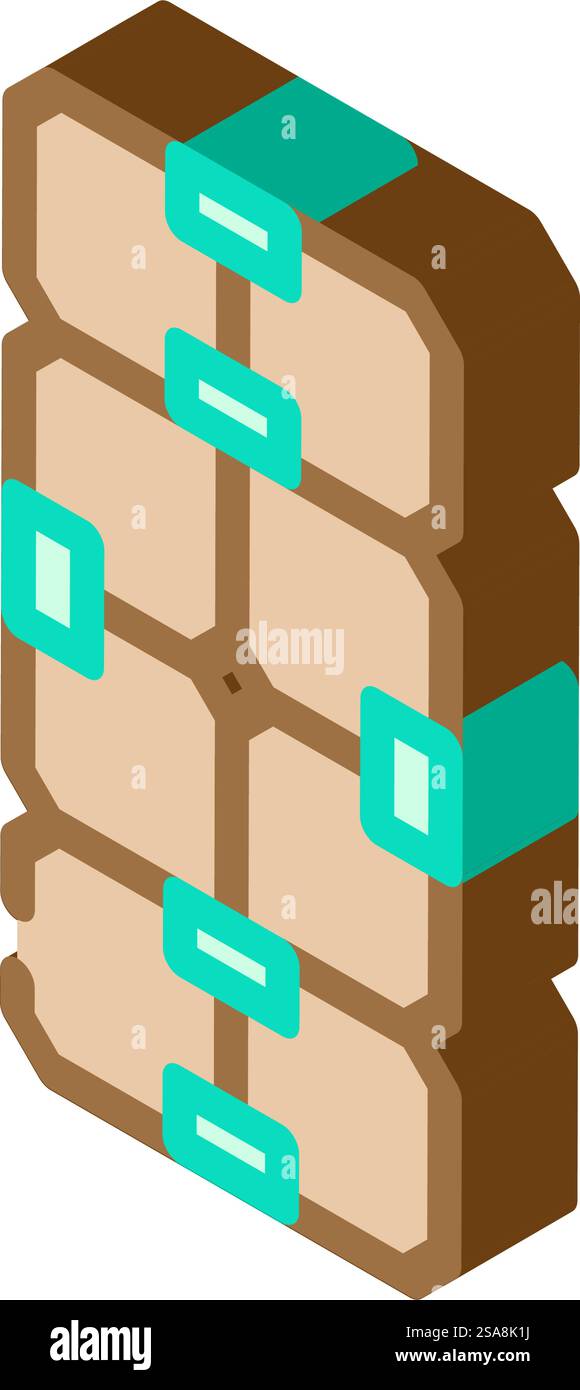 infinity cube fidget toy isometric icon vector. infinity cube fidget ...