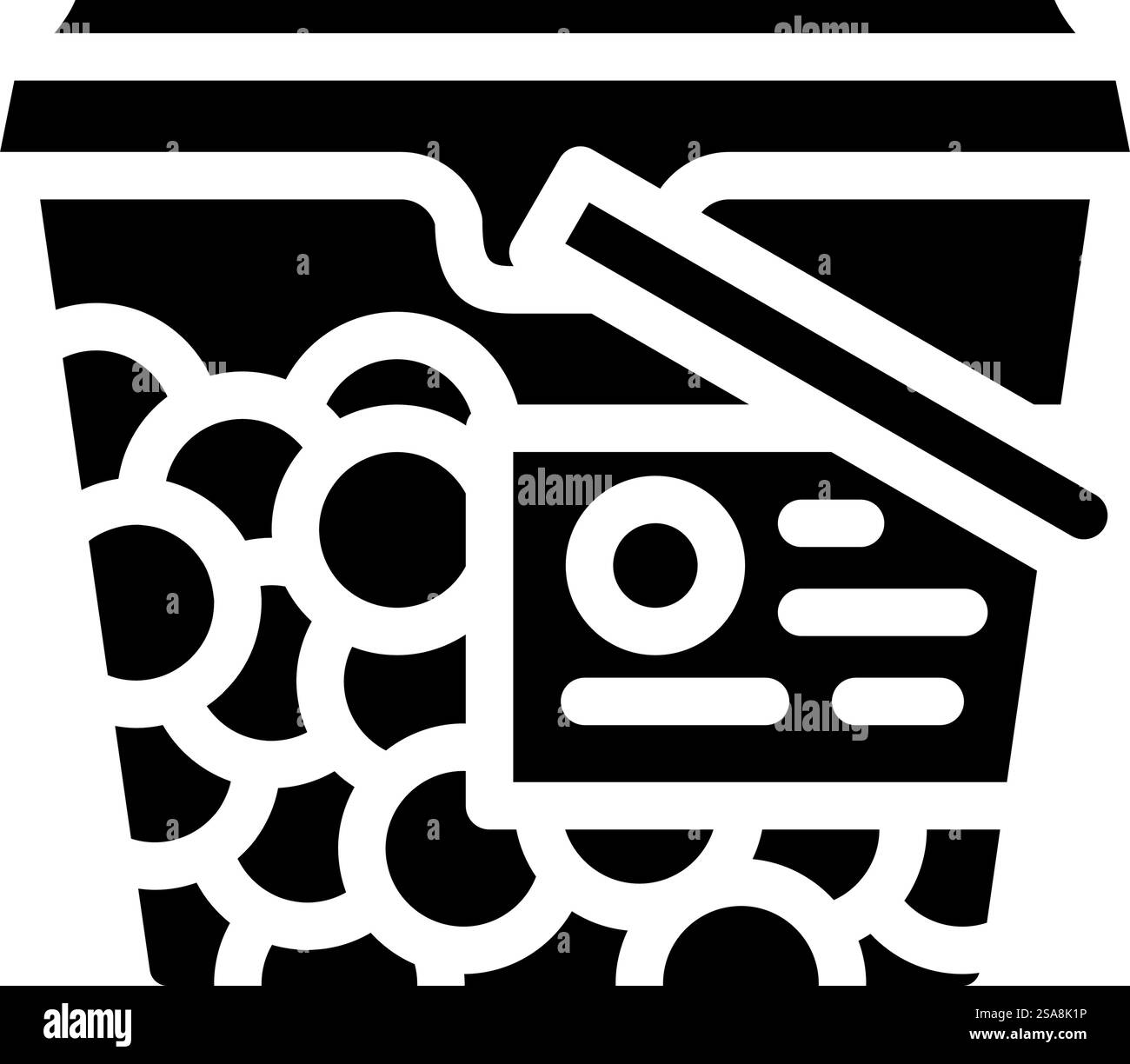 sensory beads fidget toy glyph icon vector. sensory beads fidget toy ...