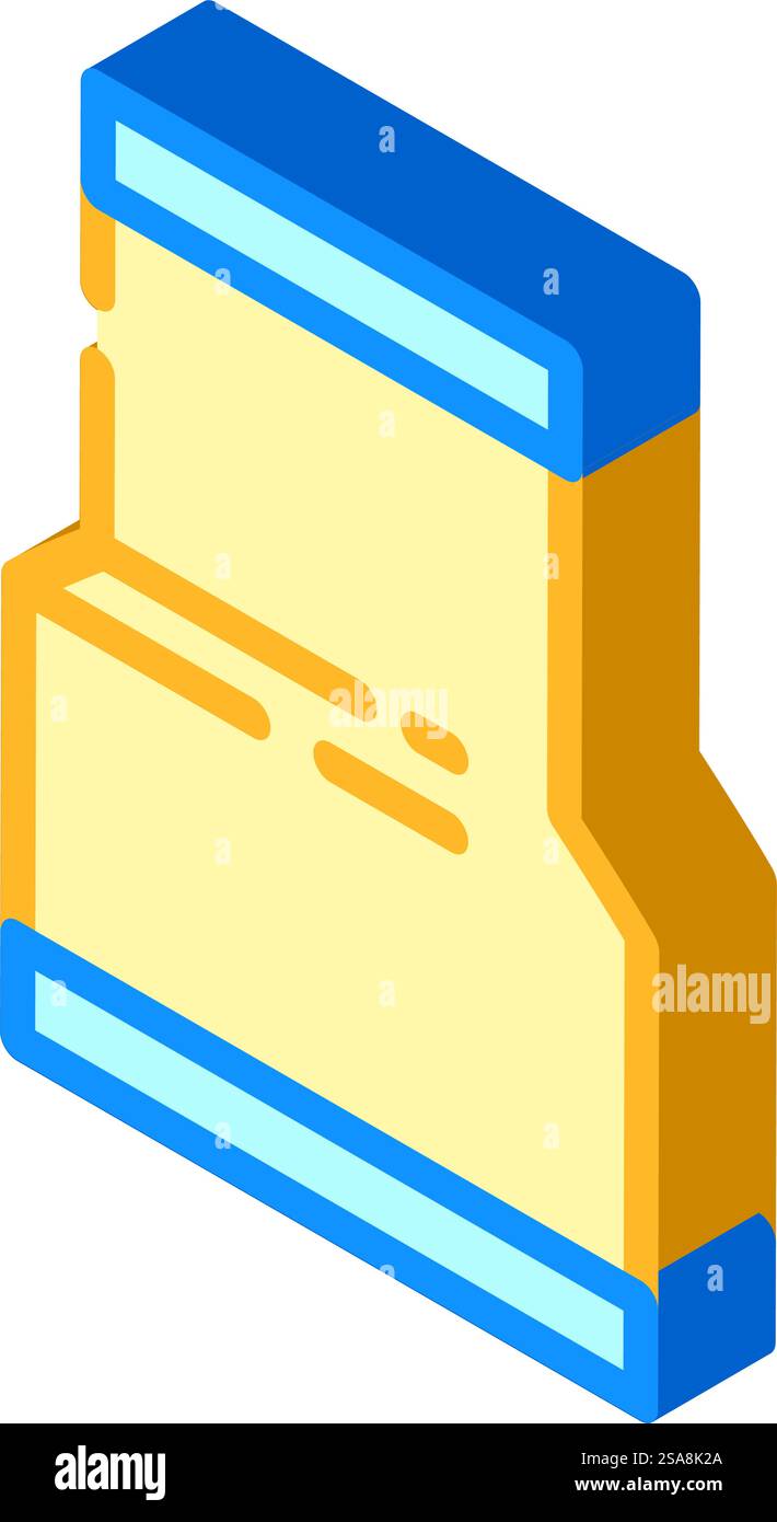 construction pipeline isometric icon vector. construction pipeline sign ...