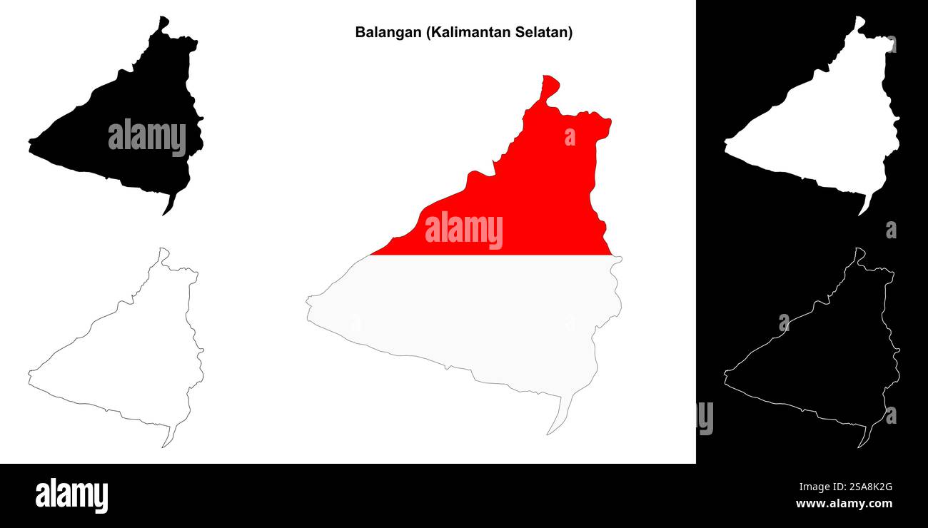 Blank balangan map hi-res stock photography and images - Alamy