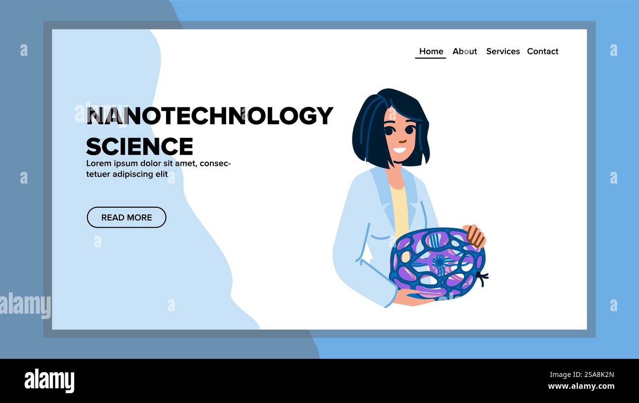 research nanotechnology science vector. technology medicine, abstract ...