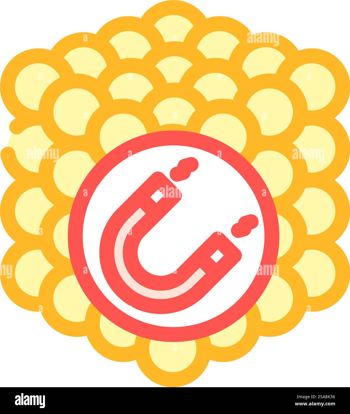 magnetic balls fidget toy color icon vector. magnetic balls fidget toy ...