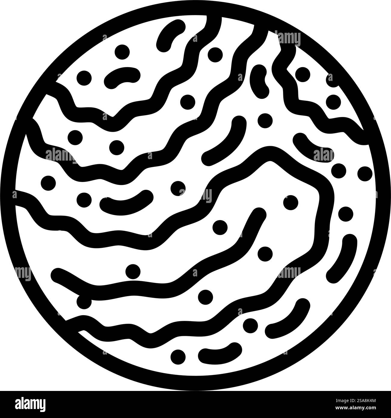 bouncy ball fidget toy line icon vector. bouncy ball fidget toy sign ...