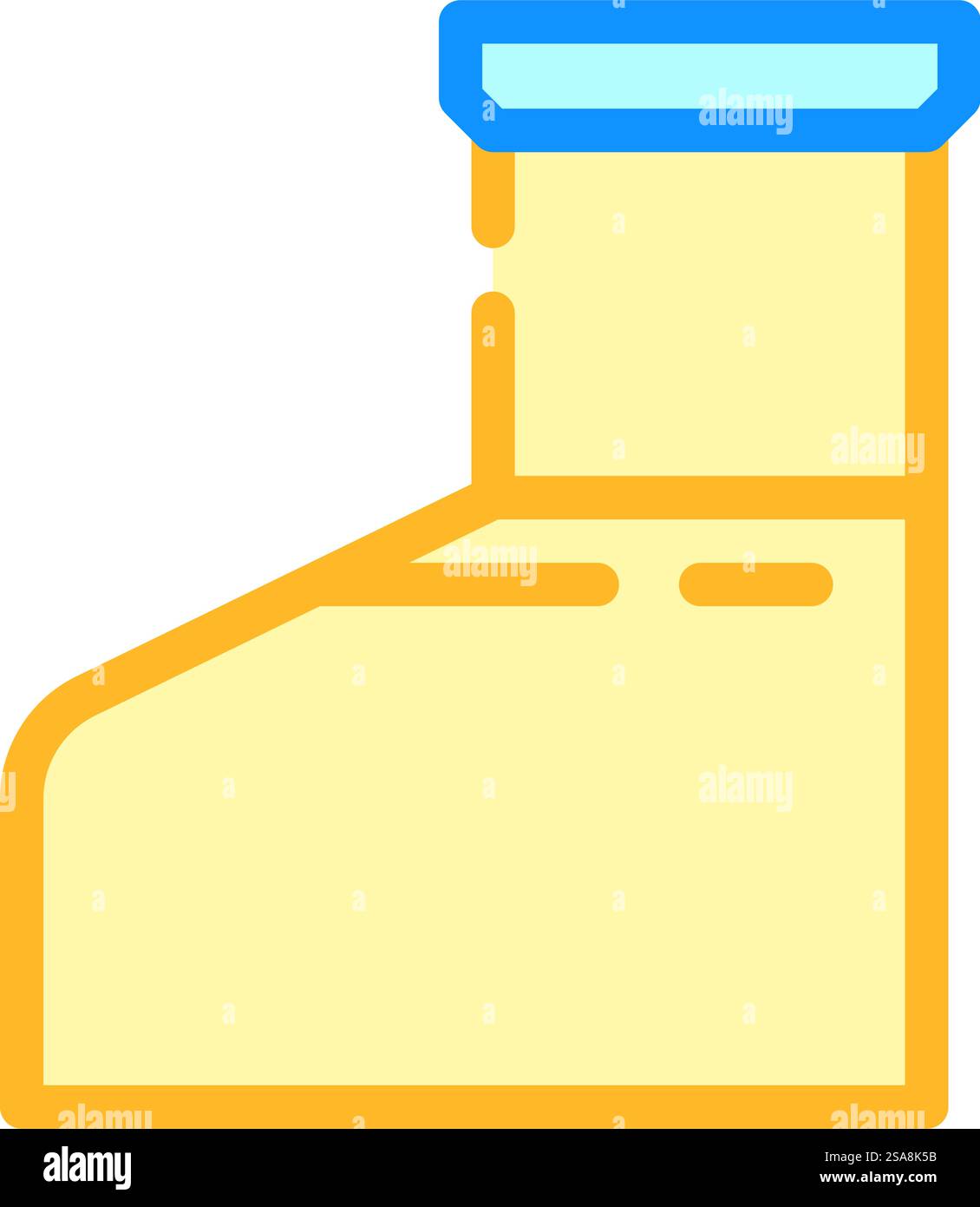 industrial pipeline color icon vector. industrial pipeline sign ...