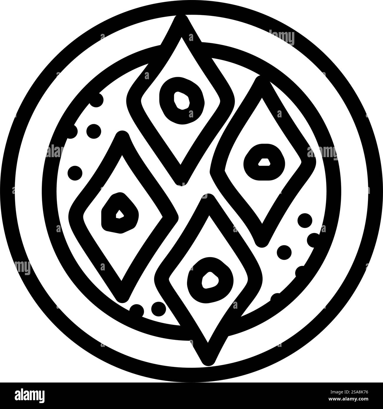 baklava pastry greek cuisine line icon vector. baklava pastry greek ...