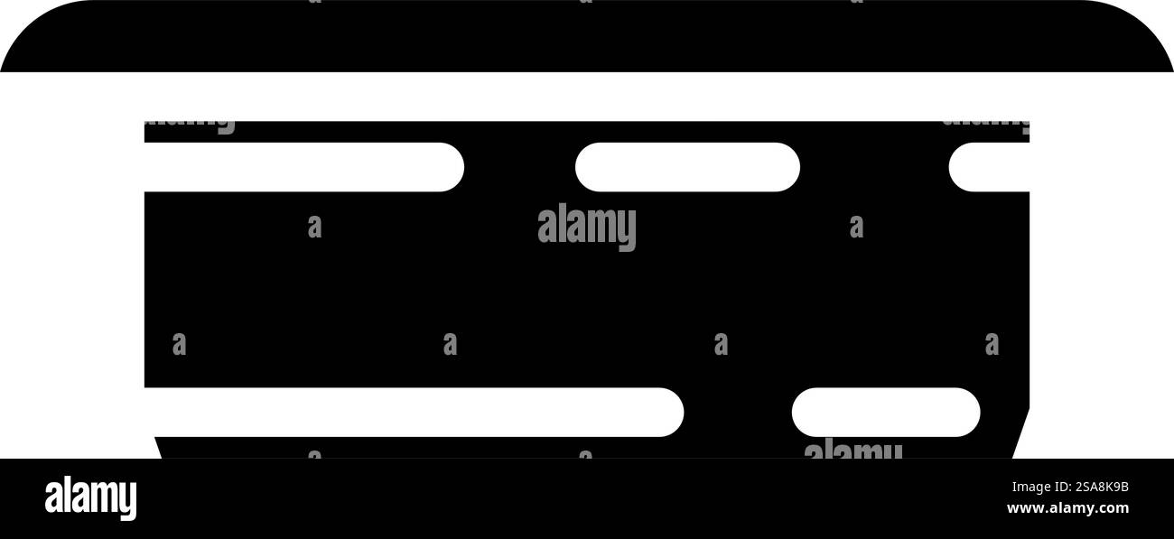 refinery pipeline glyph icon vector. refinery pipeline sign. isolated ...