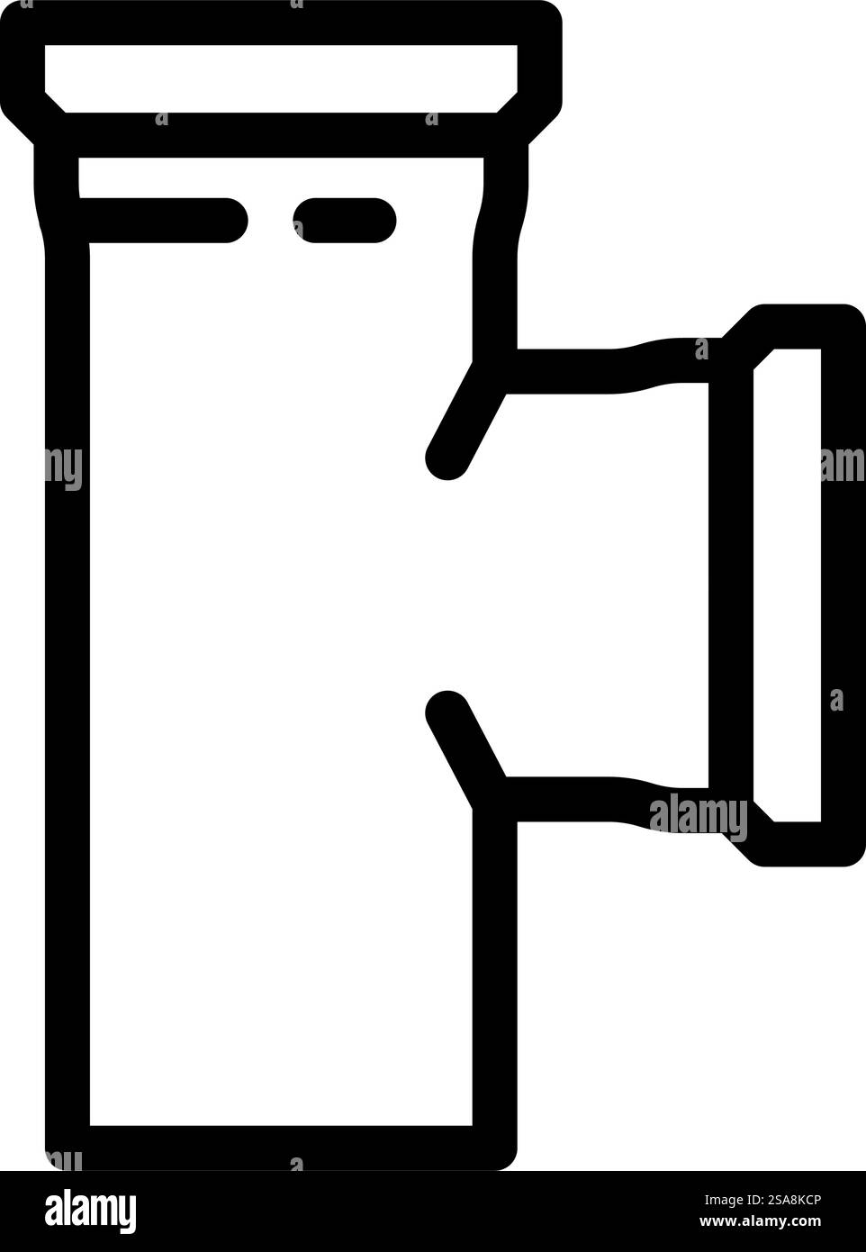 gas pipeline line icon vector. gas pipeline sign. isolated contour ...