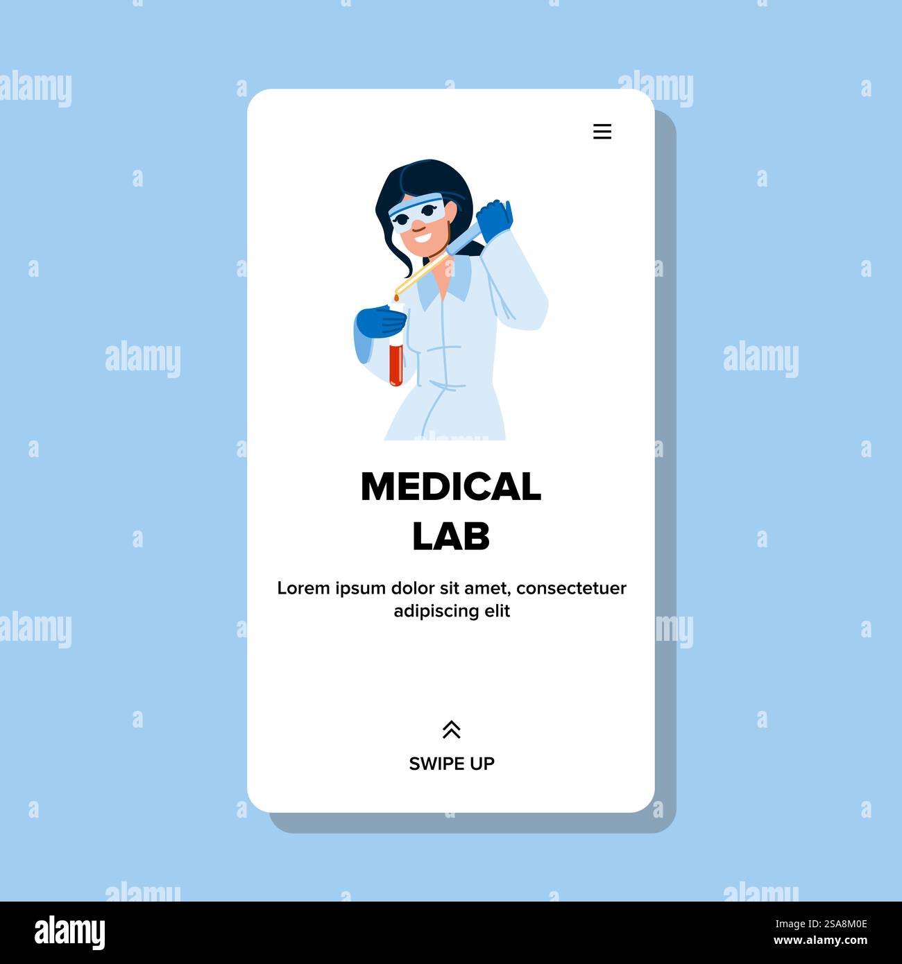 medicine medical lab vector. doctor hospital, technology equipment ...