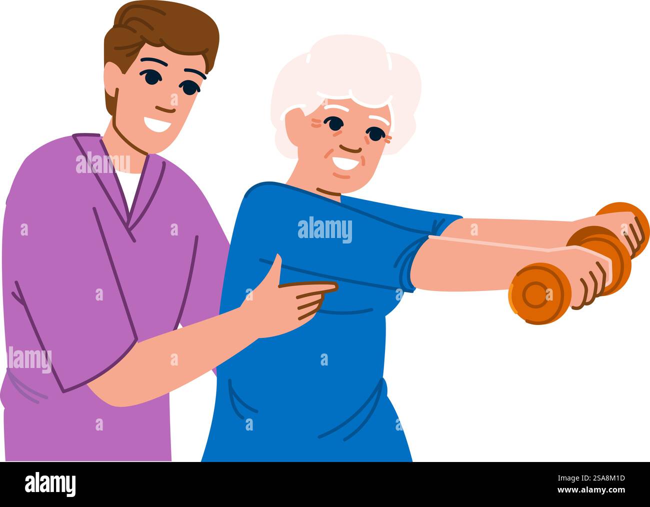doctor physical therapist rehabilitation vector. health medical, woman ...