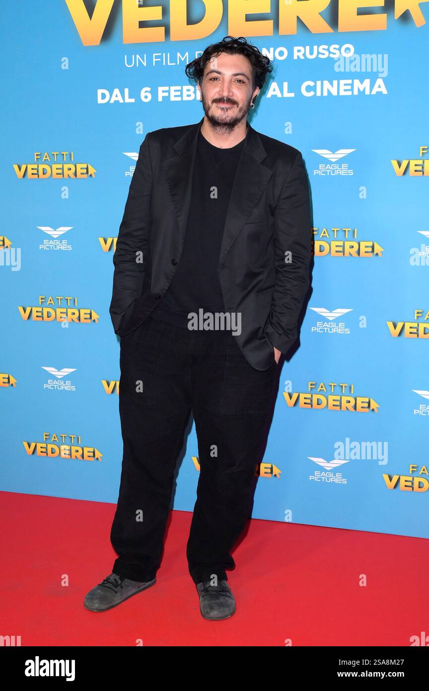 Tiziano Russo bei der Premiere des Kinofilms 'Fatti vedere' im Cinema ...
