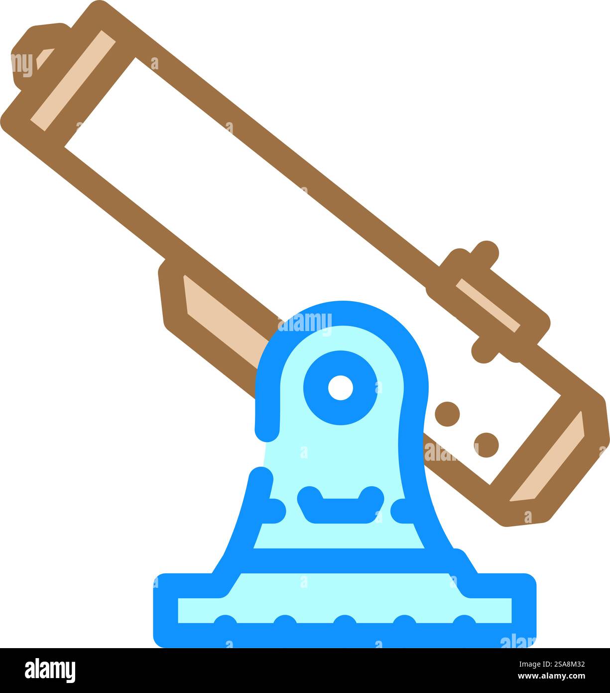 telescope space exploration color icon vector. telescope space ...