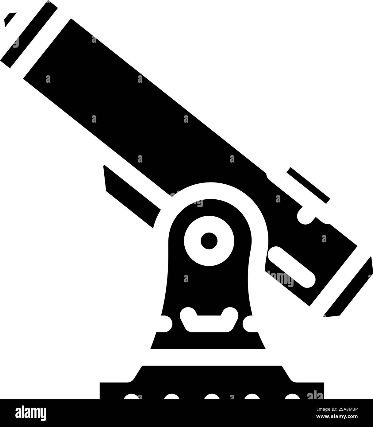 telescope space exploration glyph icon vector. telescope space ...