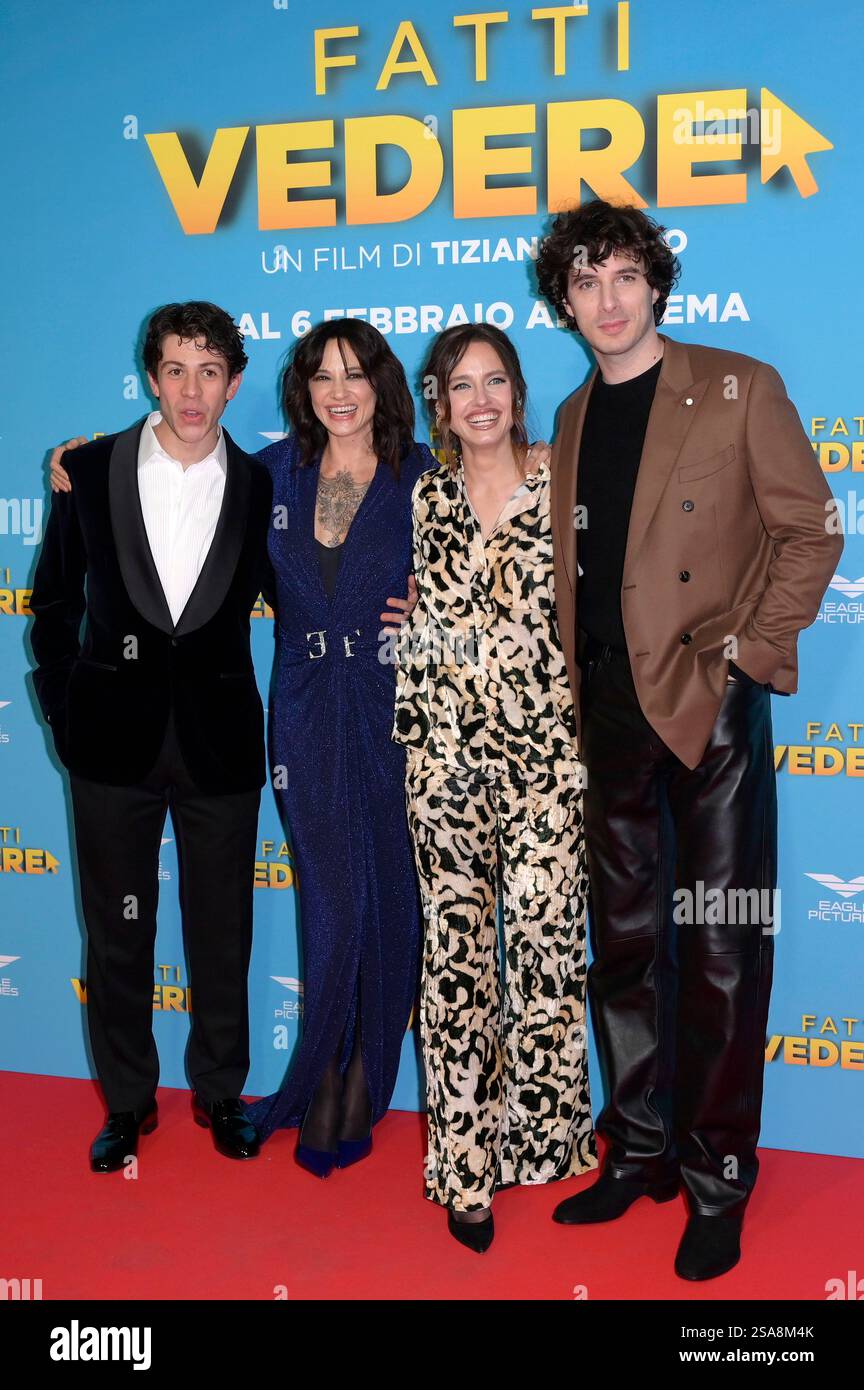 Francesco Centorame, Asia Argento, Matilde Gioli und Pierpaolo Spollon ...
