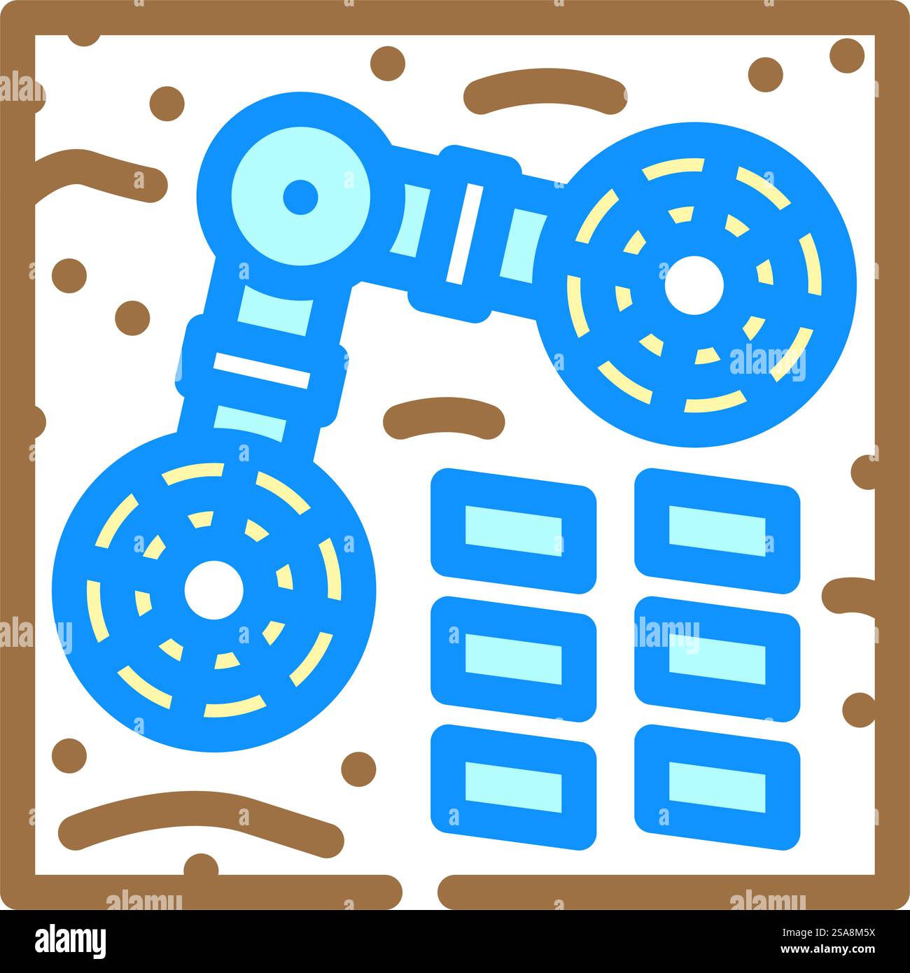 colony space exploration color icon vector. colony space exploration ...