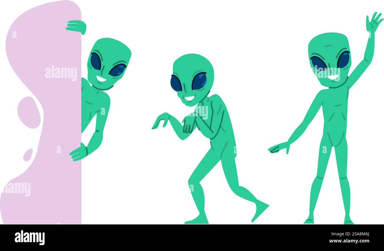space alien vector. ufo extraterrestrial, character fiction, galaxy ...