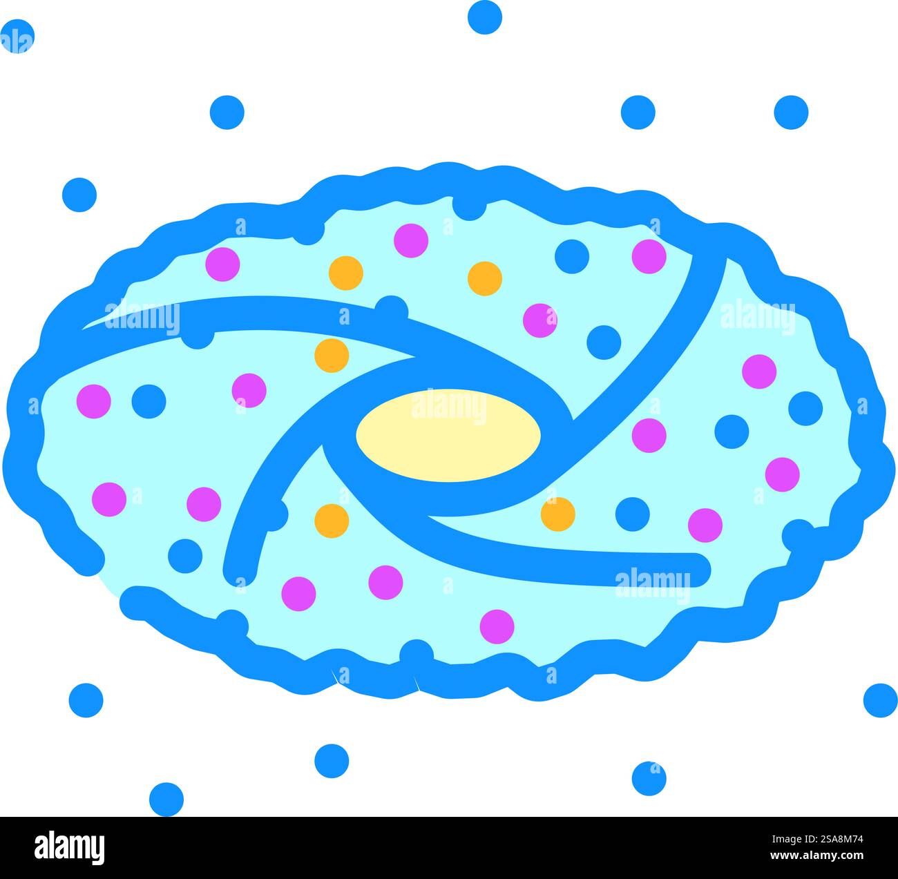 nebula space exploration color icon vector. nebula space exploration ...