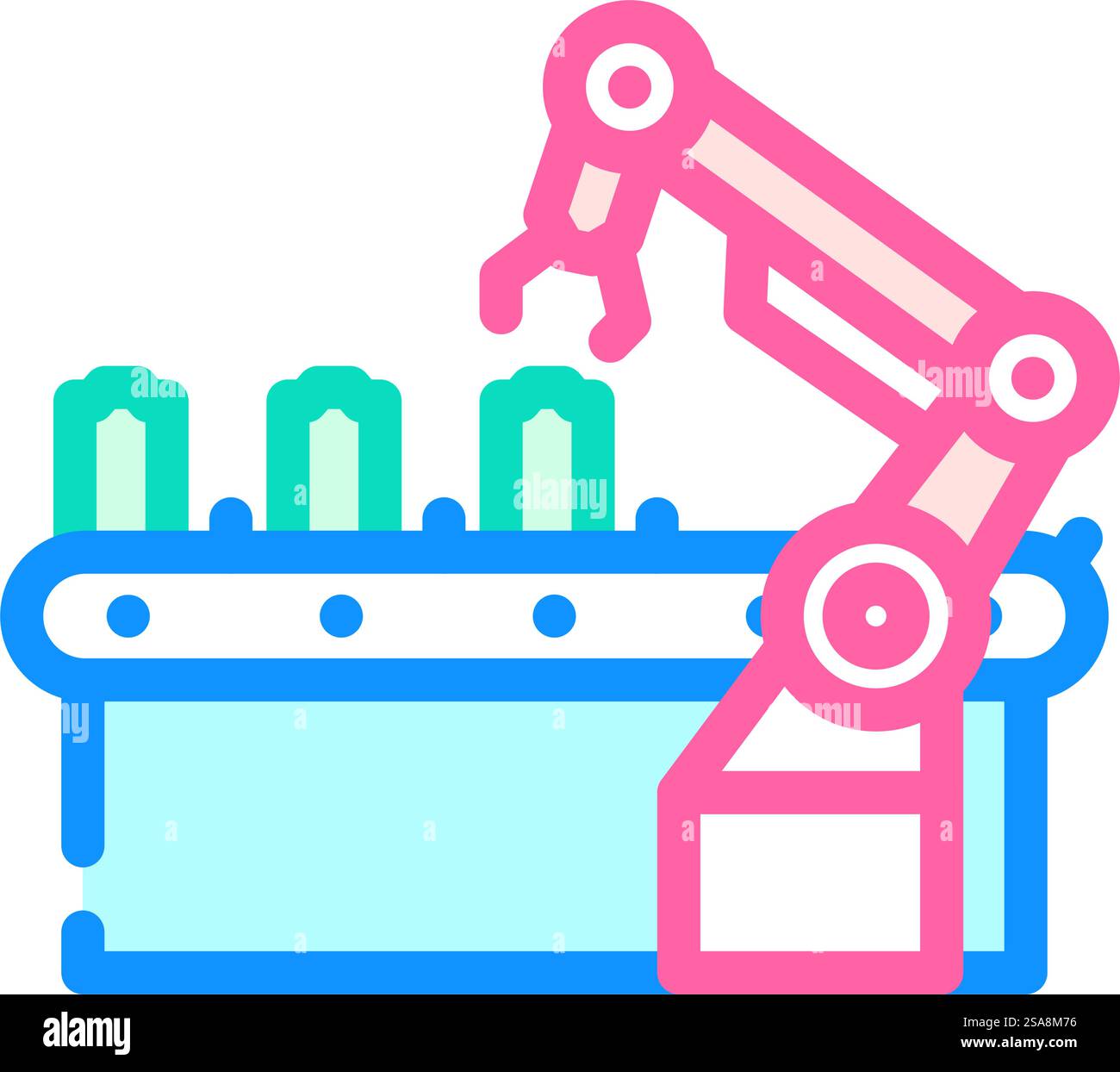 battery manufacturing color icon vector. battery manufacturing sign ...