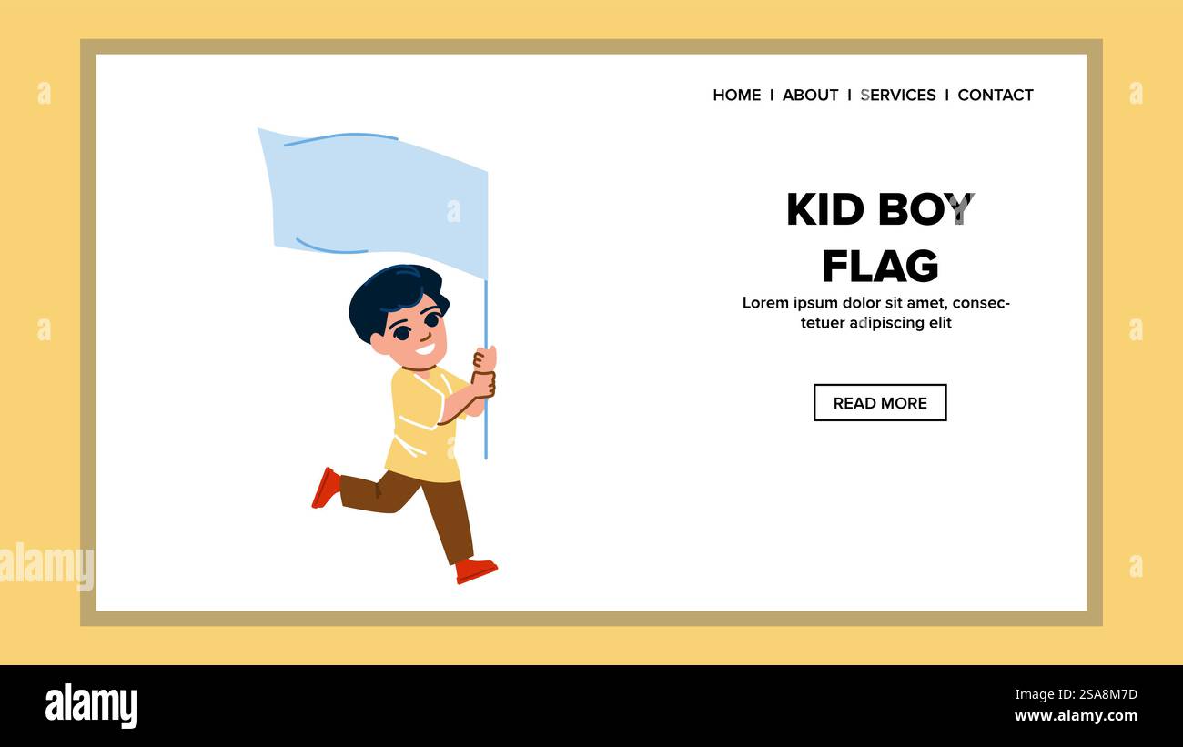 young kid boy flag vector. happy sport, sunset usa, sunrise sunshine ...
