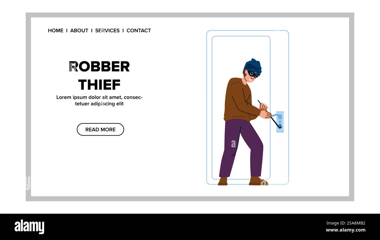 bandit robber thief vector. burglar criminal, mask black, villain face ...