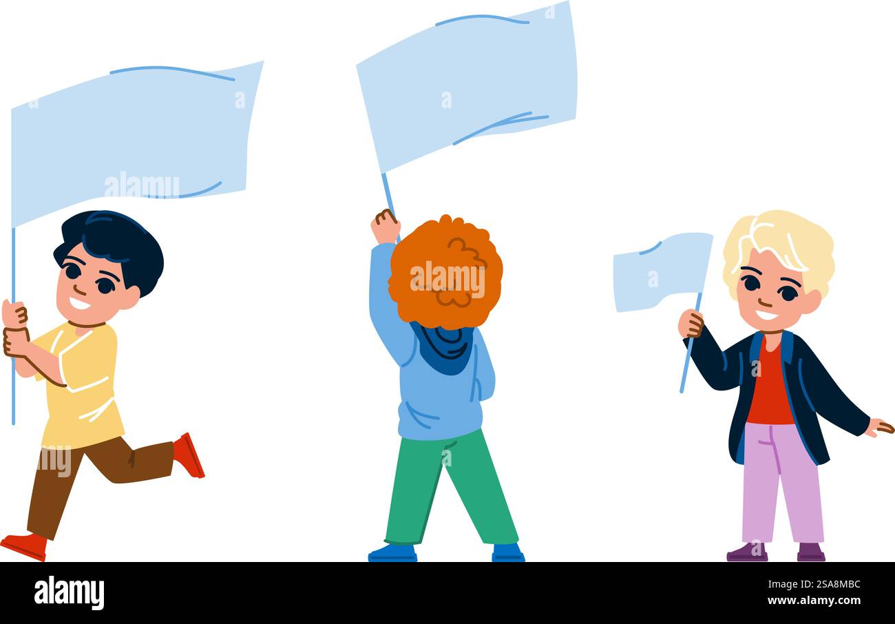 happy kid boy flag vector. child s, celebration person, cute young ...